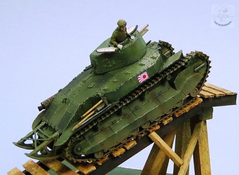 Japanese Blitzkrieg – Type 89 Medium Tank (八九式中戰車) approaching Shanghai ...