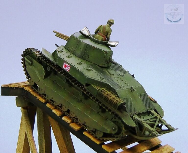 Japanese Blitzkrieg – Type 89 Medium Tank (八九式中戰車) approaching Shanghai ...