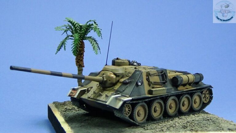 Egyptian Su-100 Self Propelled Gun at The Chinese Farm